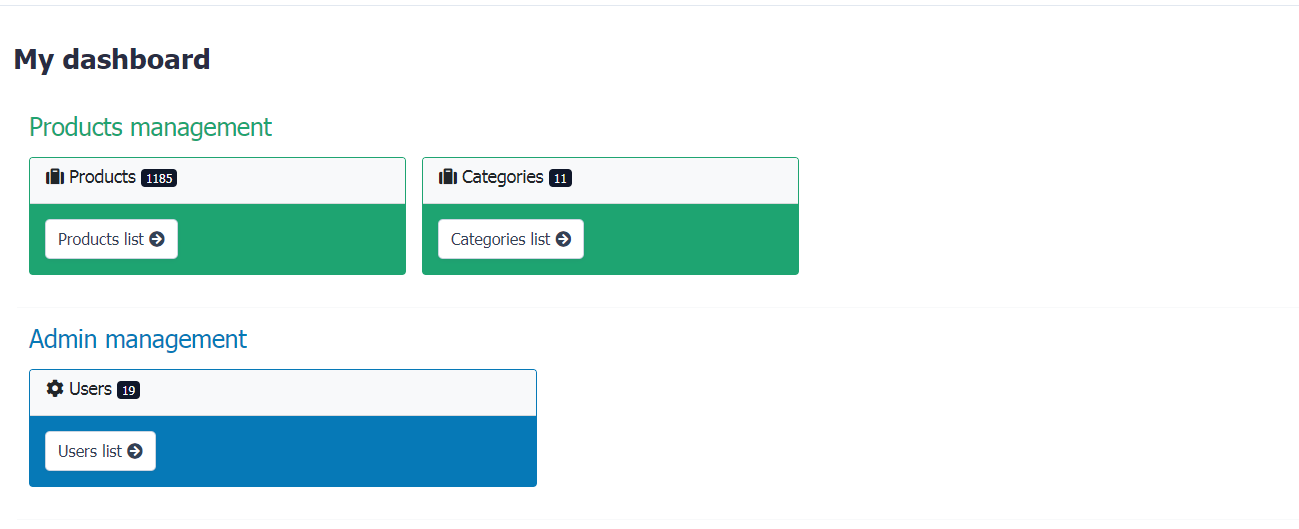 easyadminfriends/easyadmindashboard-bundle - Packagist
