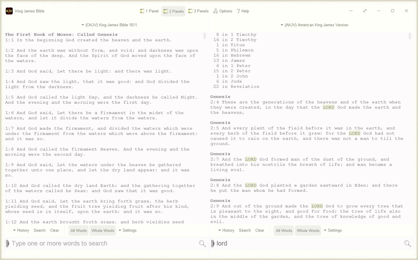 Chocolatey Software | King James Bible 1.0.2160