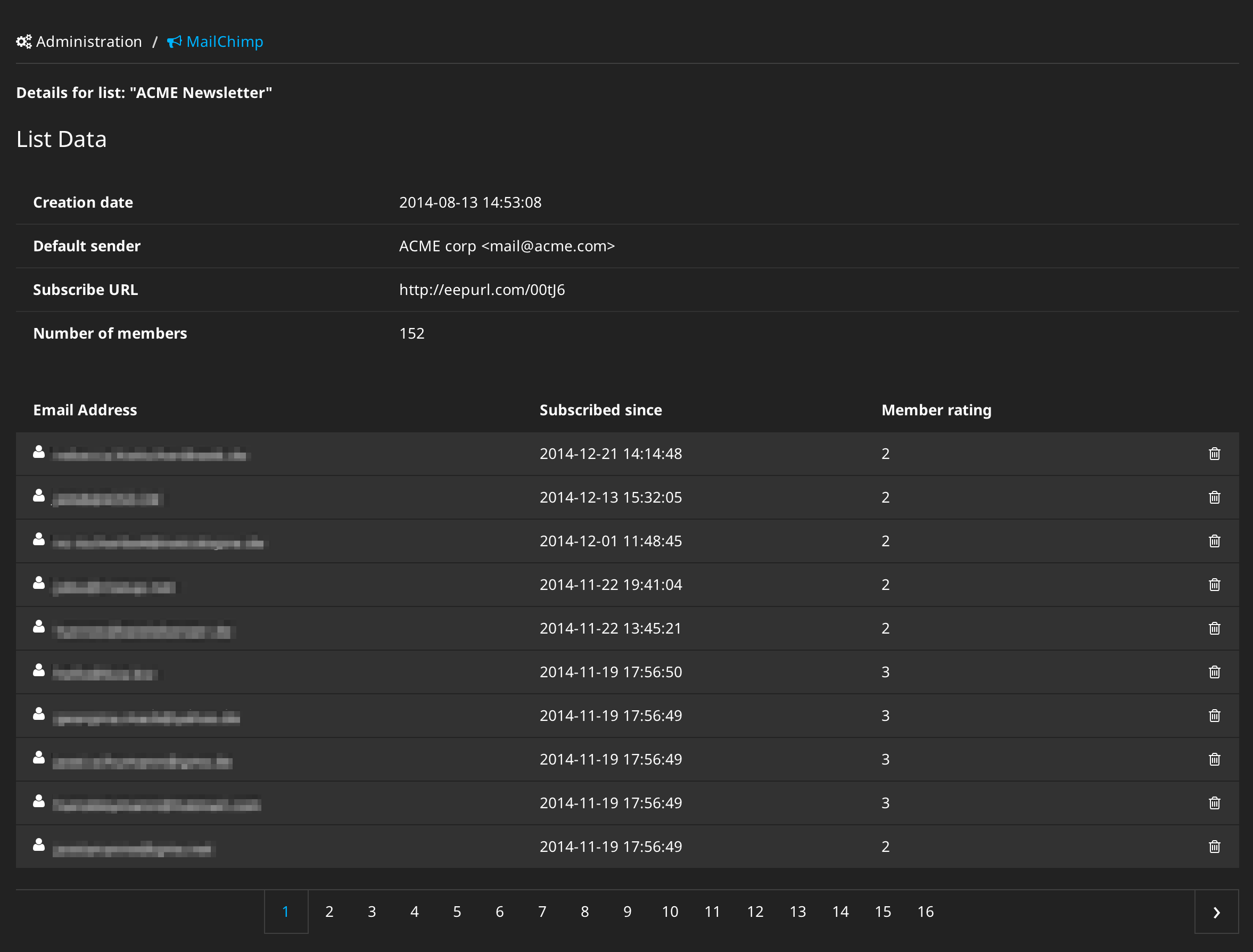wwwision/neos-mailchimp - Packagist