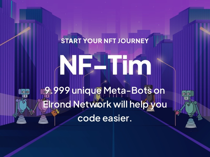 NF-Tim by Creative Tim - 9,999 unique NFTs on Elrond Network by ...