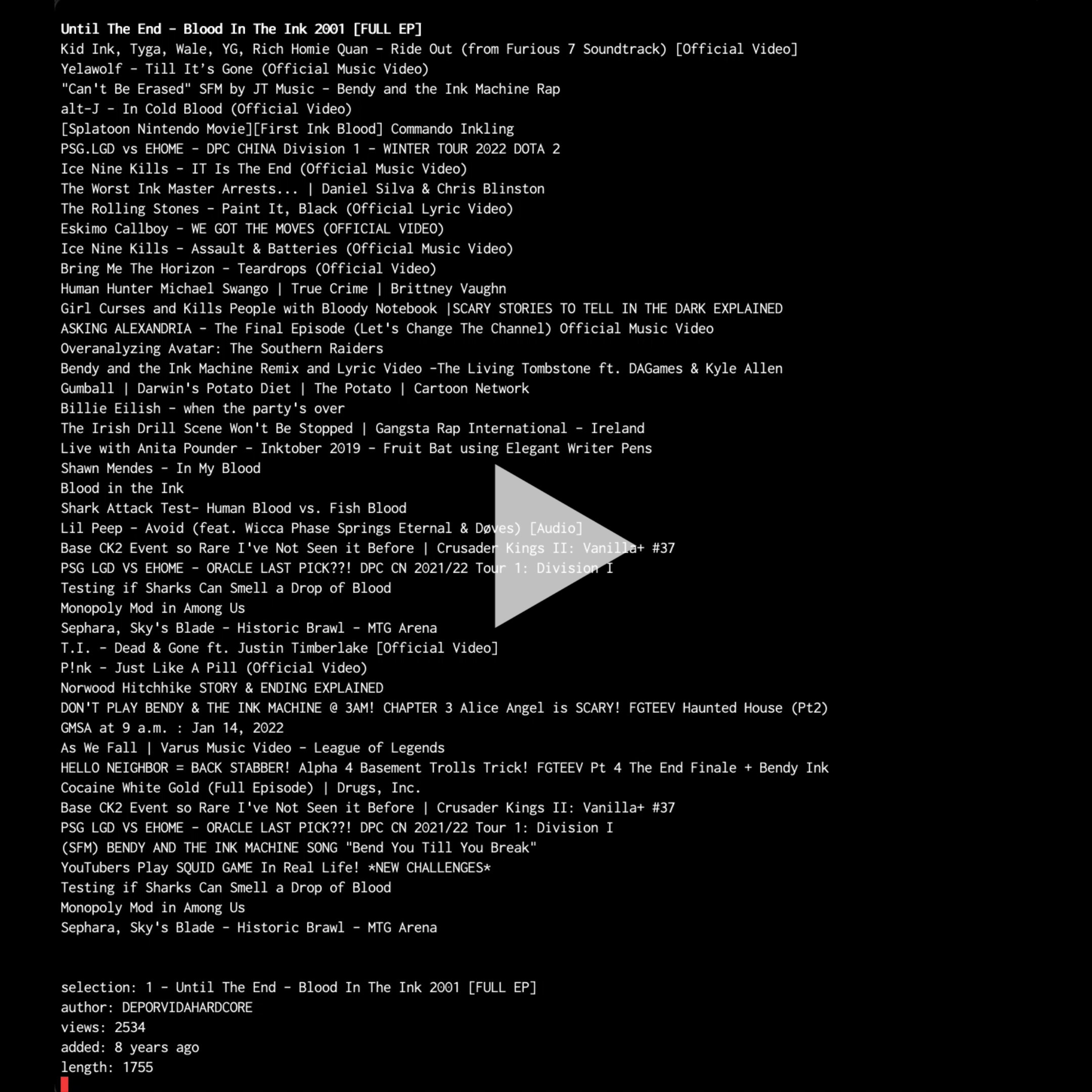 invidious - Codesandbox