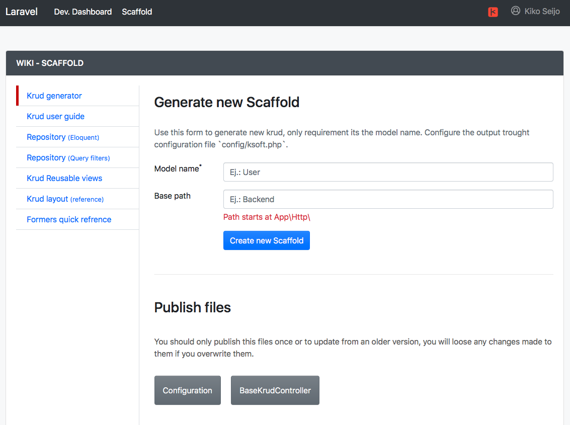 ksoft/klaravel - Packagist